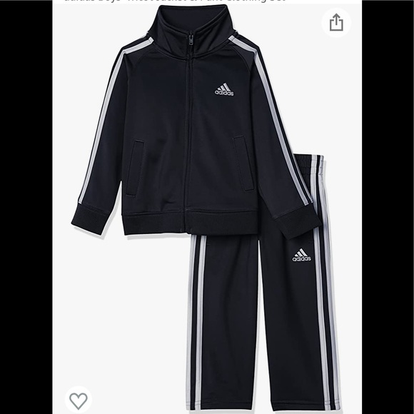 adidas | Matching Sets | Adidas Boys Tricot Jacket Pant Clothing Set ...